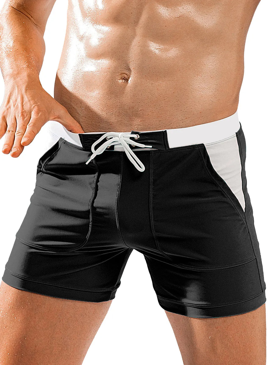 Solid Swim Trunks – MIZOK